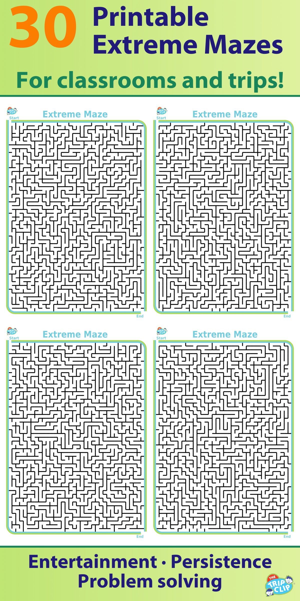30 Extreme Mazes (PDF)