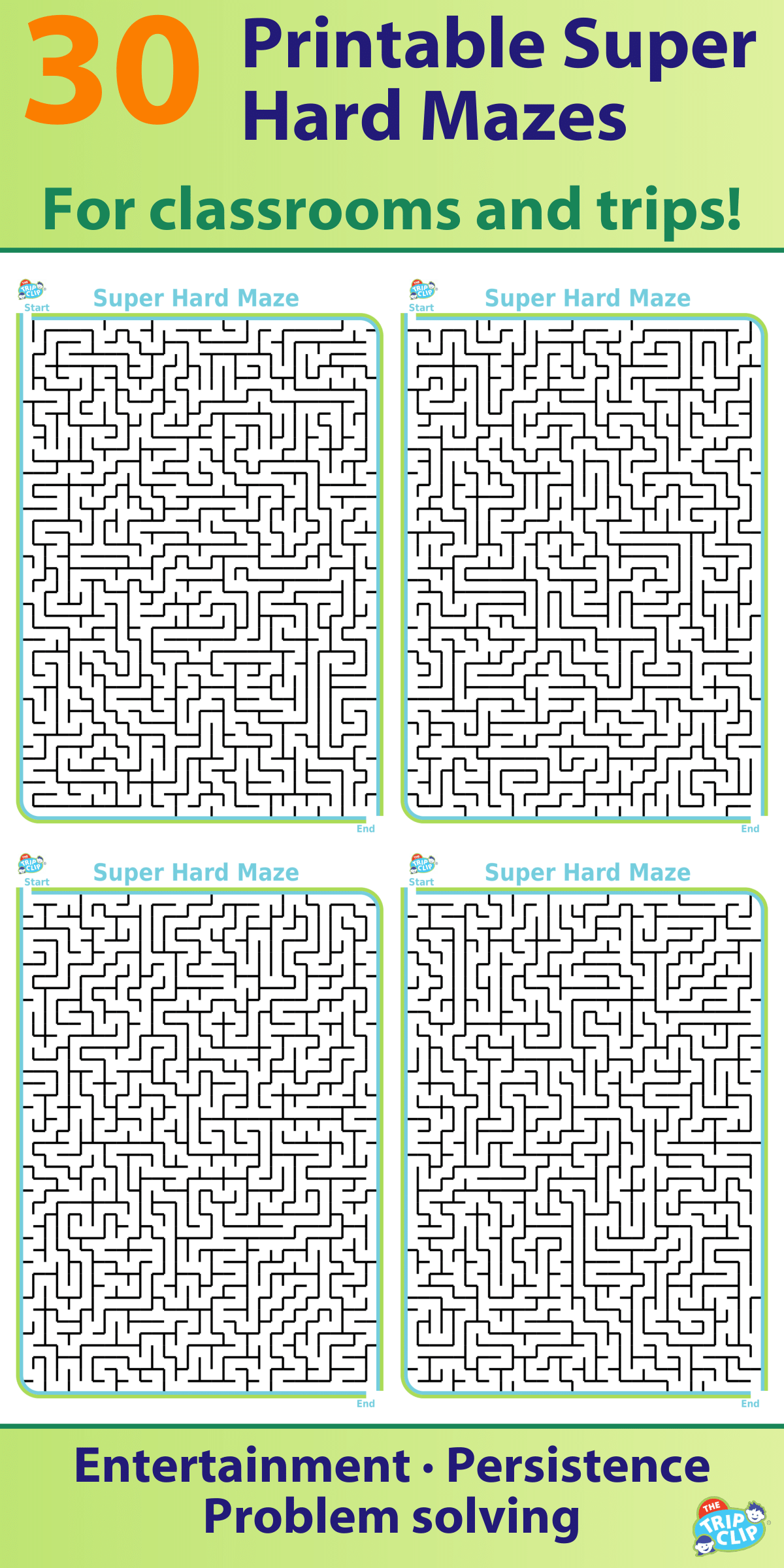 30 Super Hard Mazes (PDF)