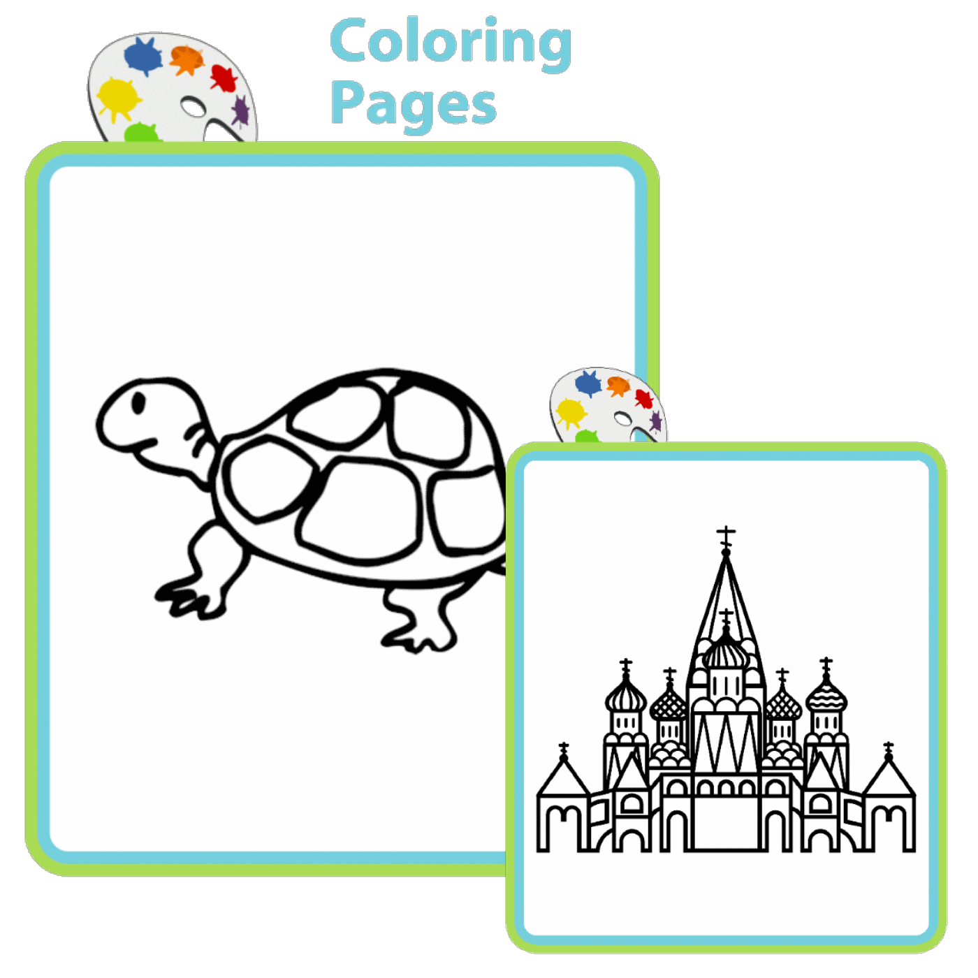 750+ Coloring Pictures: Print a Custom Coloring Book