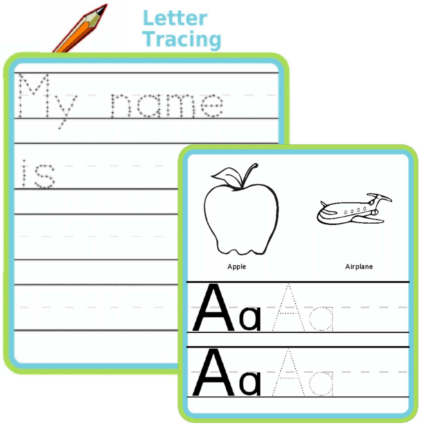 Custom Worksheet Tracing Letters