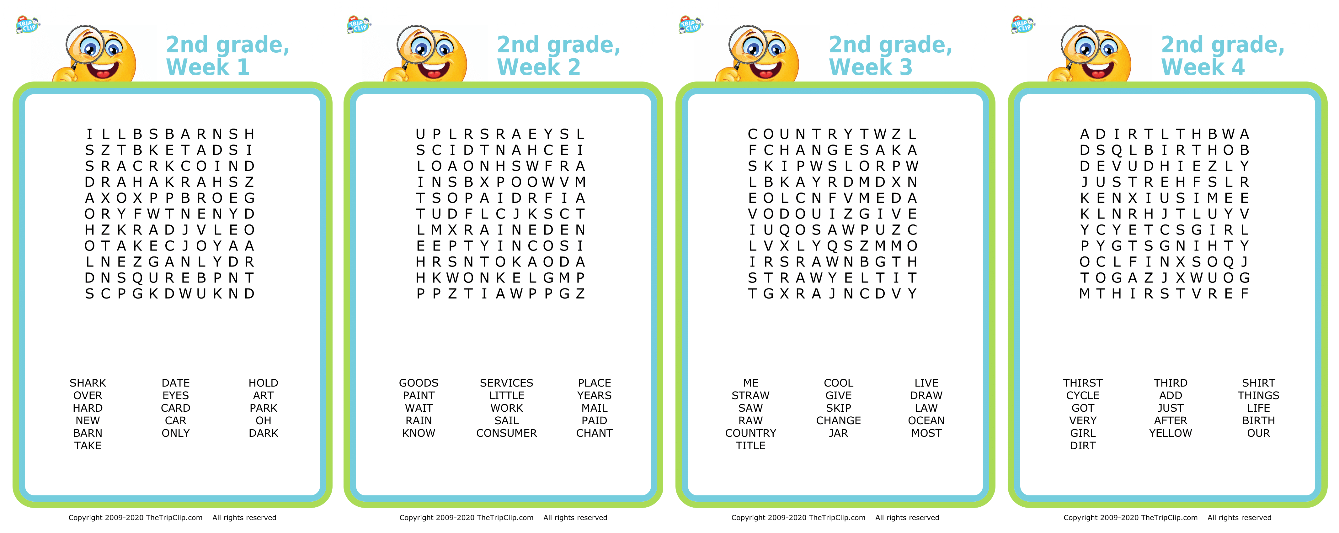 Spelling Word Search (PDF)
