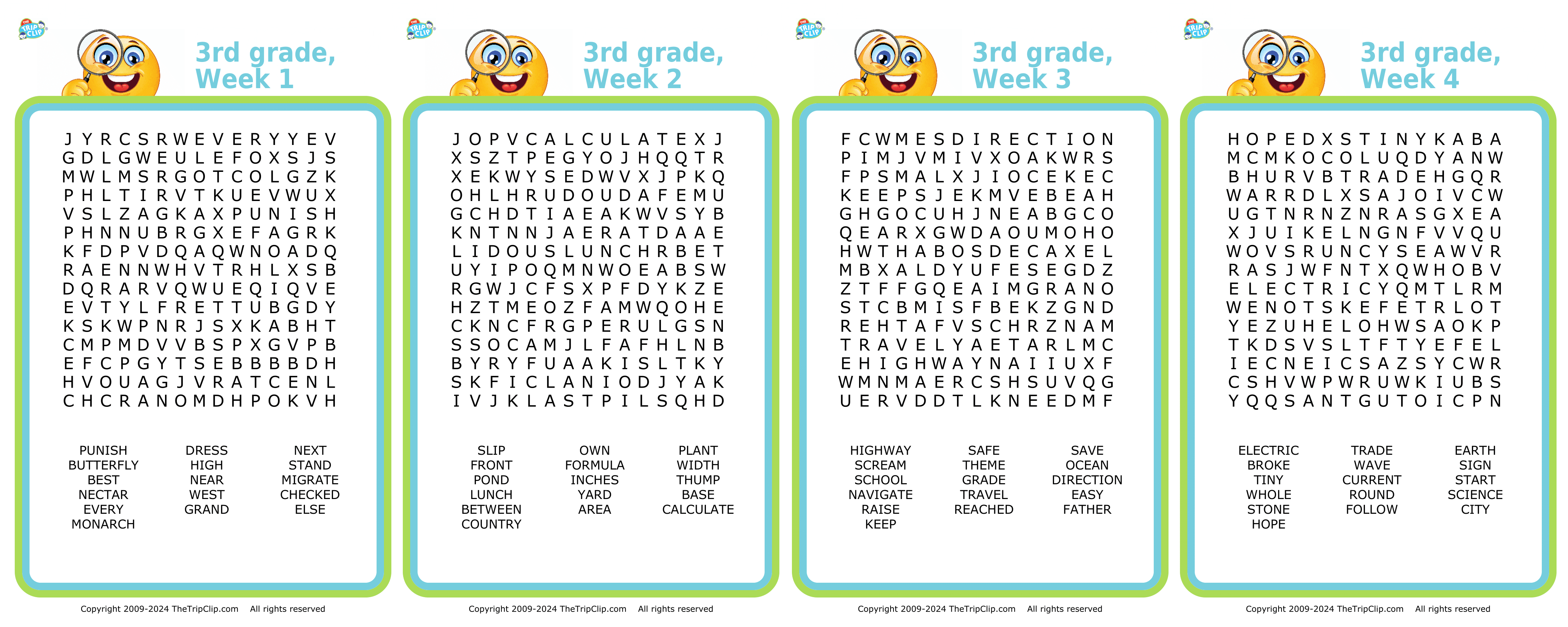 Spelling Word Search (PDF)