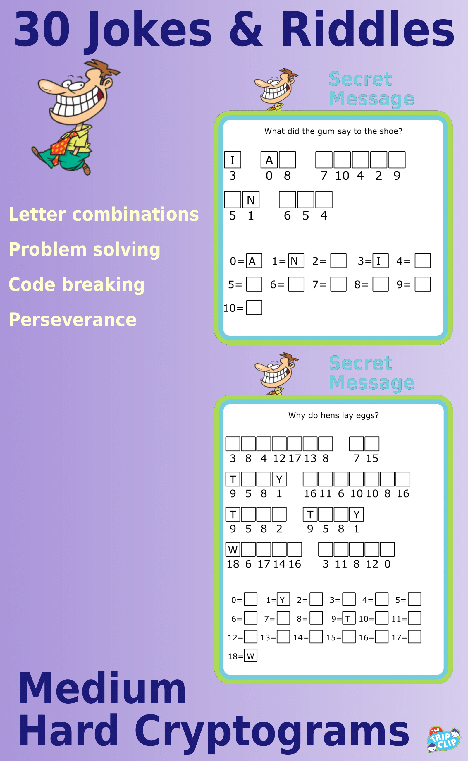 Cryptogram Jokes (PDF)