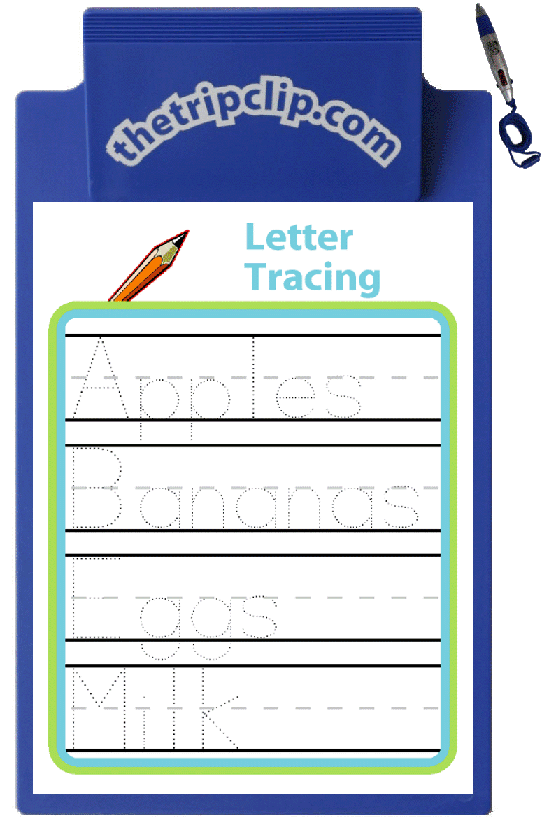 Letter Tracing - The Trip Clip