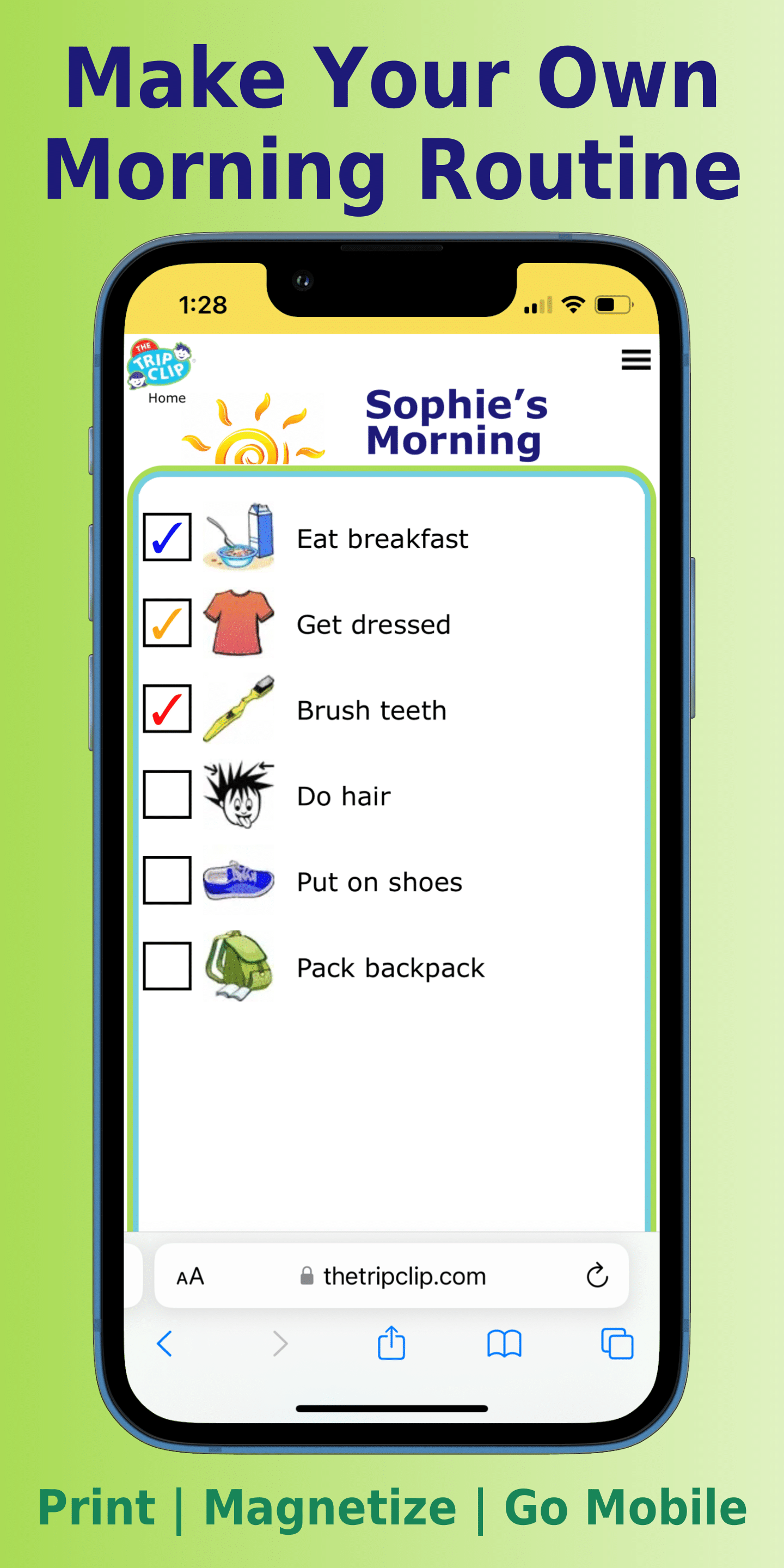 The Trip Clip - Picture checklists and travel activities for busy ...