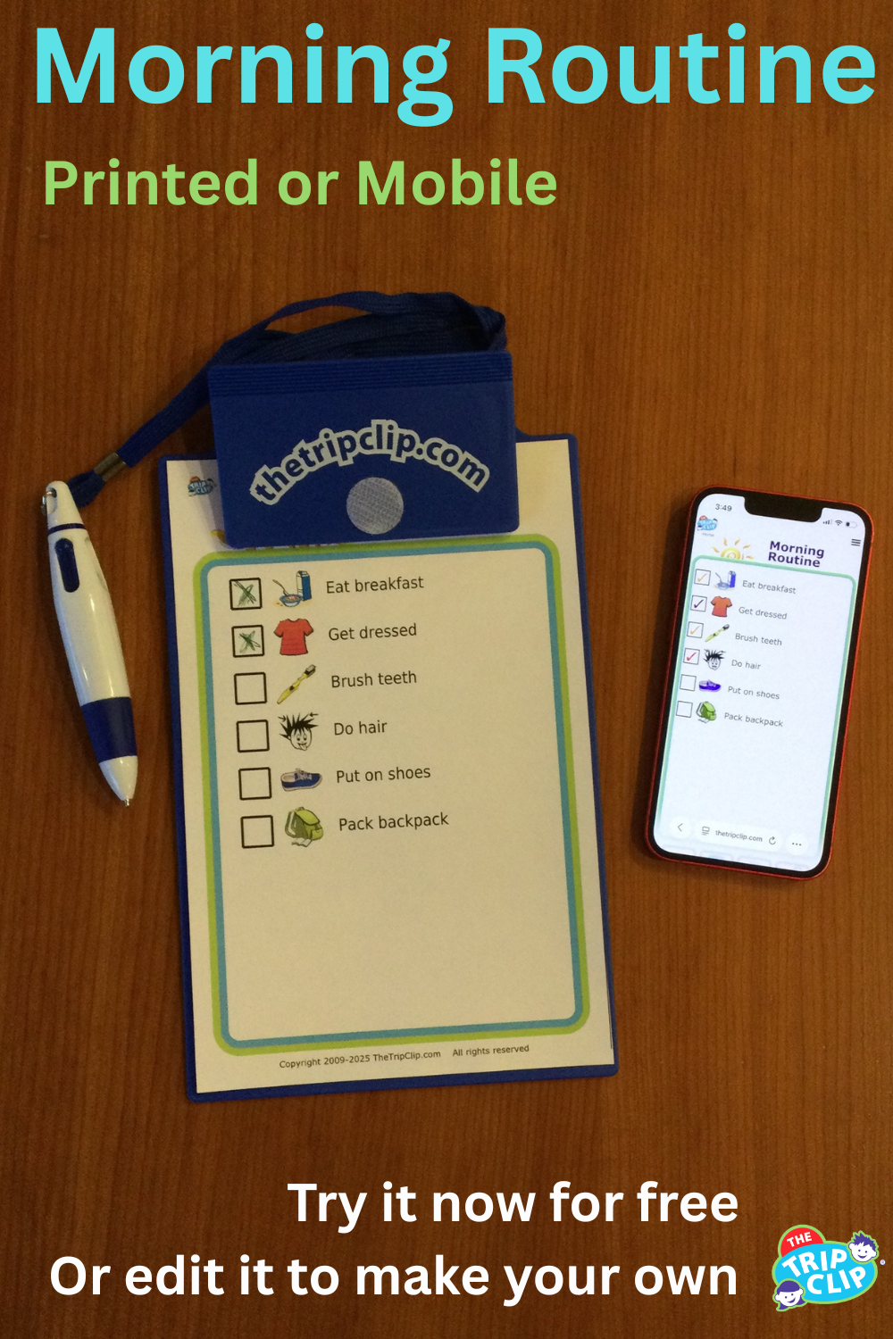 The Trip Clip® offers printable activities to teach life skills, reduce ...