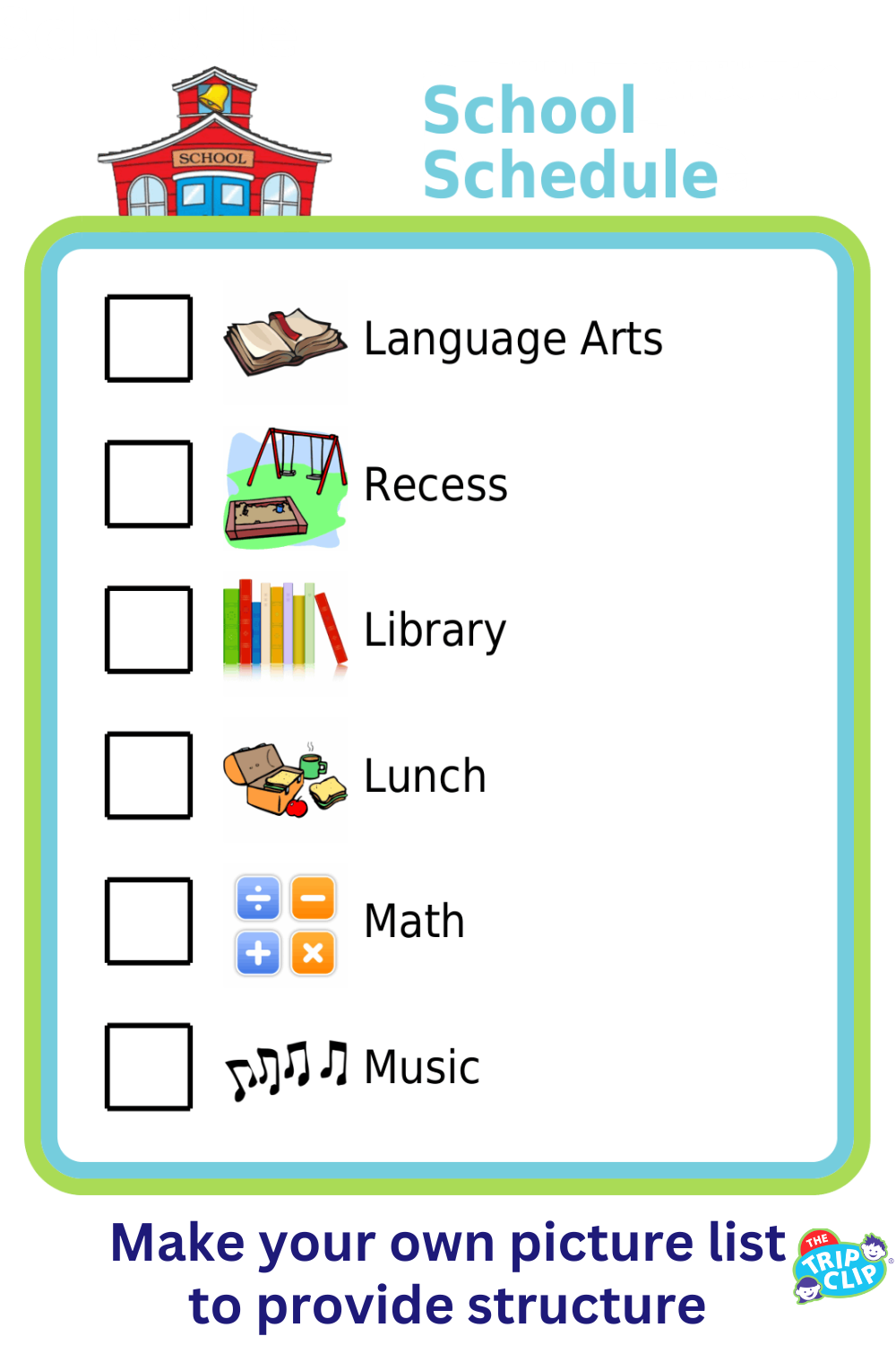 Visual Supports & Picture Checklists for Kids with Special Needs