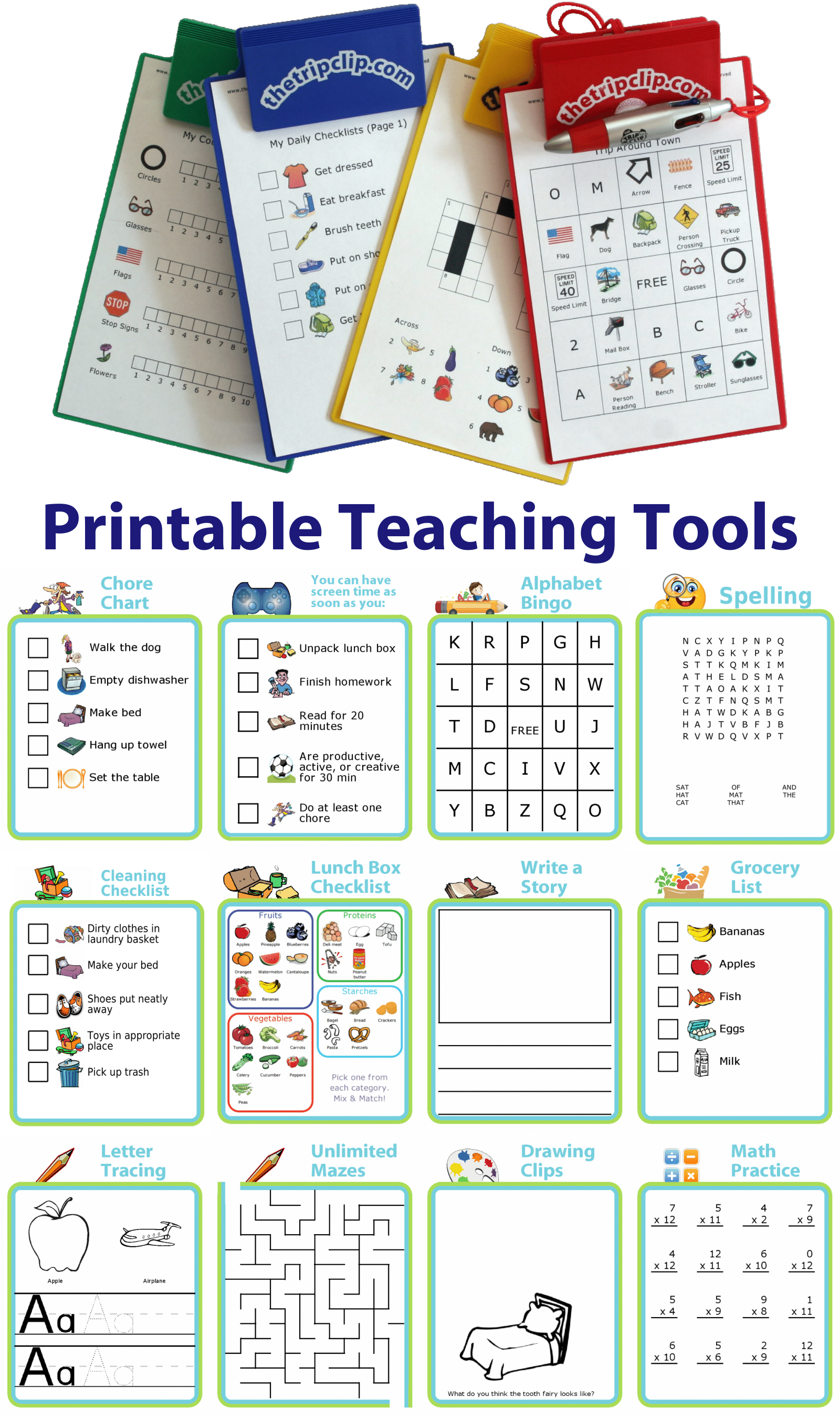 Fun & Educational Activities For Kids - The Trip Clip