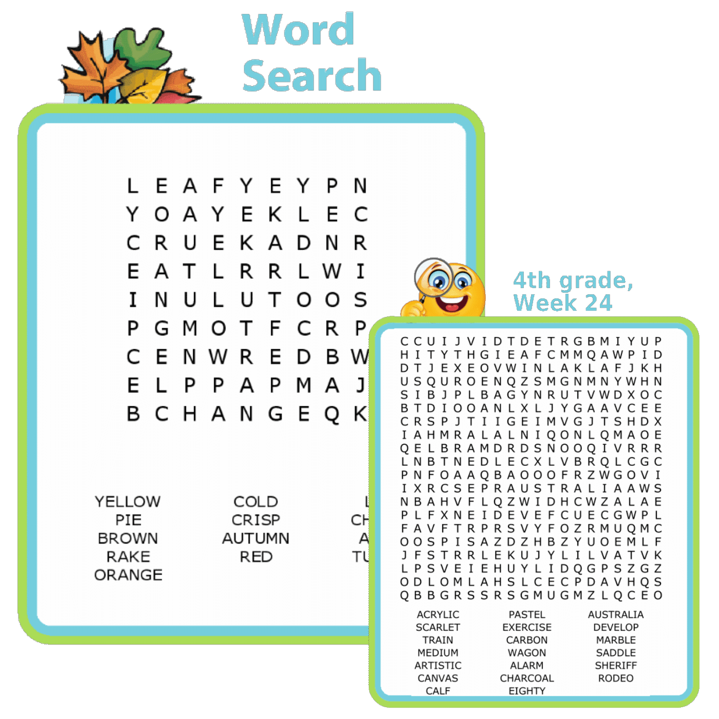 Word Search Maker: Unlimited Editing & Printing, 5x5 to 20x20